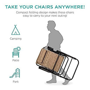 Best Choice Products Foldable Zero Gravity Rocking Mesh Patio Lounge Chair w/Headrest Pillow - Gray