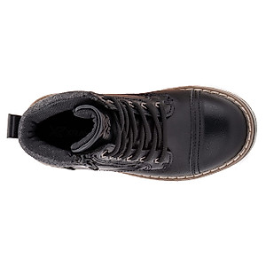 X RAY Boys Youth Finley Black Ankle Almond Toe Boots, Mesh Lining, Flats Thermoplastic Rubber Outsole; Size 7