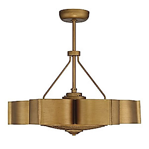 Savoy House 39-FD-125-54 Stockholm 6-Light Fandelier in Gold Patina (31" W x 12" H)