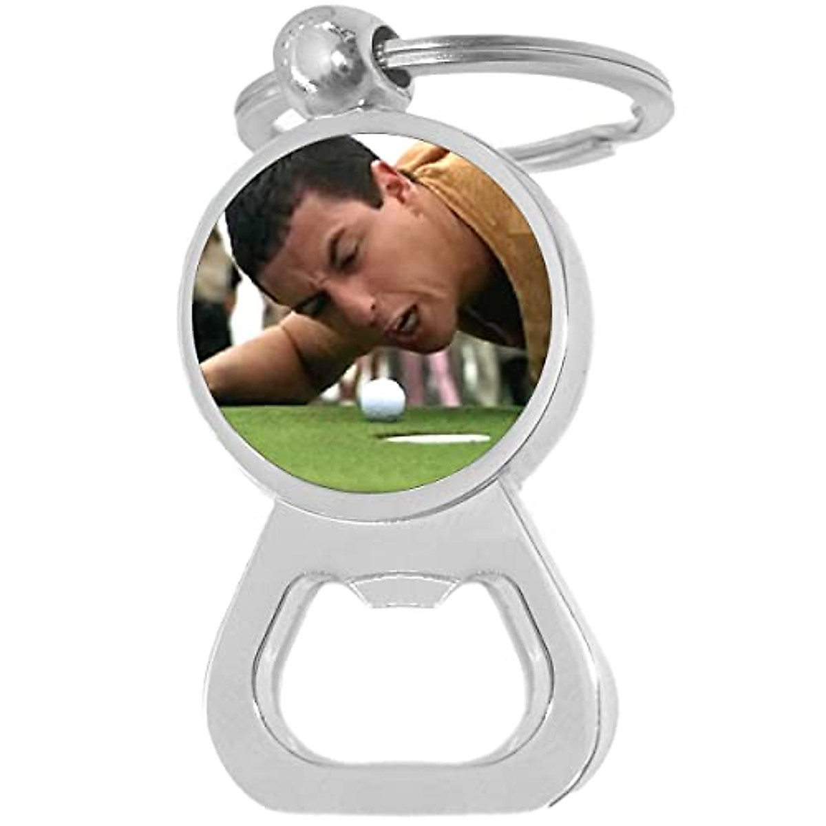 Too Good For Your Home Golf Putt Bottle Opener Keychain