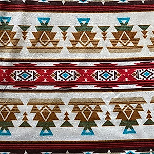 Desert Heirloom Anti-Pill No-Sew Throw Fleece Fabric Kit (50x60)