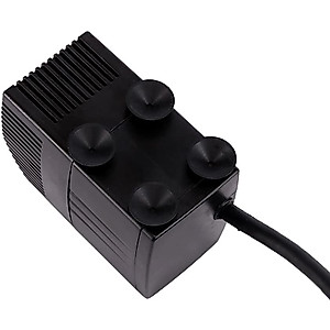 Simple Deluxe 290GPH 28W Submersible Water Pump and 24 Hour Plug-in Mechanical Electric Outlet Timers Switch for Fountains, Ponds, Aquariums and Hydroponics, Black