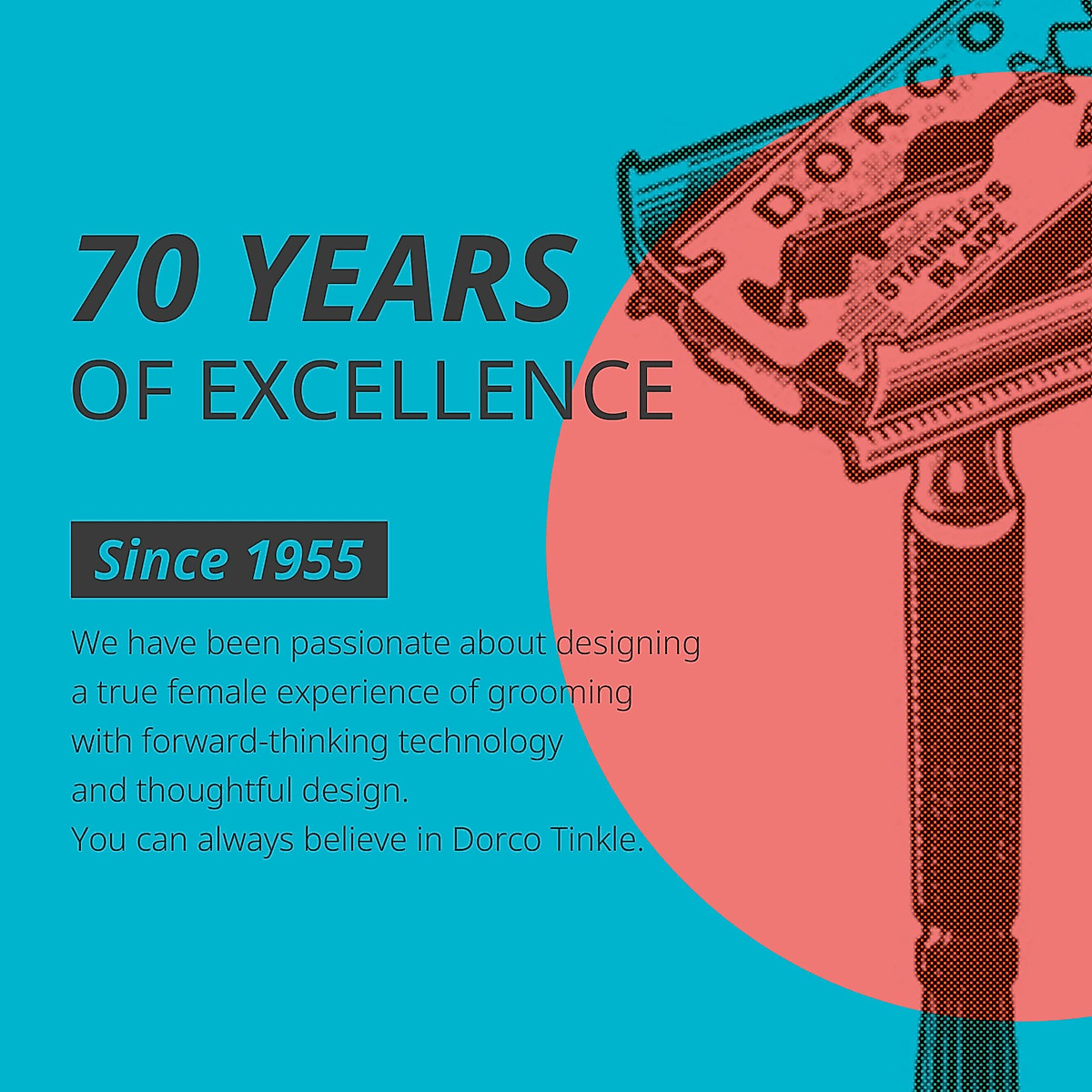 TINKLE DORCO EYEBROW RAZOR, 5 PACKS (15 RAZORS) | DERMAPLANING RAZOR TOOL | HOLIDAY STOCKING STUFFERS