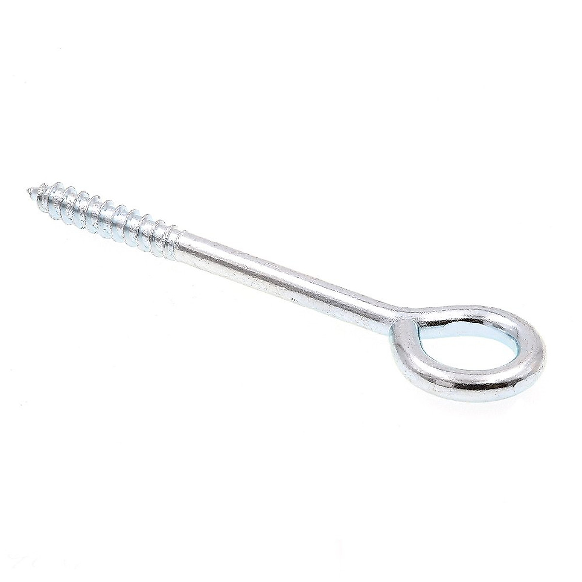 Prime-Line 9067428 Screw Eye, Lag Thread, 1/4 in X 3-3/4 in, Zinc Plated Steel, Pack of 10
