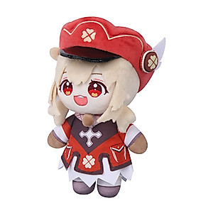 MORROWIND Klee Plush Doll Toy Stuffed Plushie Figure for Kids Girls Game Fans (RED, 20cm/7.87inch)