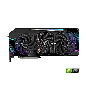 GIGABYTE AORUS GeForce RTX 3080 Master 10G (REV3.0) Graphics Card, Max Covered Cooling, LHR, 10GB 320-bit GDDR6X, GV-N3080AORUS M-10GD REV3.0 Video Card
