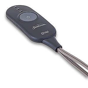 Sunbeam Microplush Electric Heated Warming Throw Blanket Slate