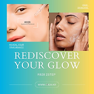 R828 Super Repair Moisturizing Glowing Elastic Skin Recovery Serum 50ml / Korean Skin Care K Beauty with Glutathione, Vitamin C, Niacinamide, and Collagen