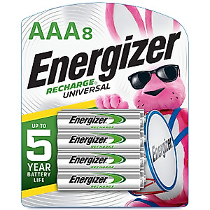 Energizer Rechargeable AA and AAA Batteries Bundle (8 Count)