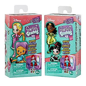 SWEET SEAMS Disney Single Pack Bundle: The Nightmare Before Christmas - Sally & Alice in Wonderland 6" Soft Rag Dolls and Playsets