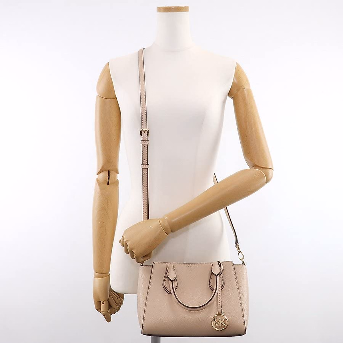 Michael Kors Daria Small Pebble Leather 2In1 Satchel Crossbody Handbag