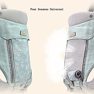 B&D 6FT St Patricks Day Inflatables Outdoor Decorations, Blow Up Leprechaun Sitting on Pot of Gold Holding Beer Cup with Built in LED Lights for Lucky Day Indoor Outdoor Yard Garden Lawn Decor