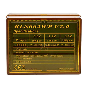 KST BLS662 V2.0 Brushless Servo for RC Car Boat