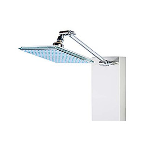 Blue Ocean 48 inch Stainless Steel SPS822 Shower Panel Tower with Rainfall Shower Head and Spout