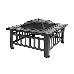 LIUXUEFE Outdoor Fire Pit, Burner, Courtyard Heater, Barbecue Party Picnic