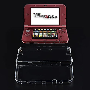 New 3DS XL Case - VSEER Ultra Clear Crystal Transparent Hard Shell Protective Case Cover Skin for New 2015 Nintendo 3DS XL LL - [Hinge Design]