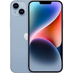 Apple iPhone 14 Plus, 128GB, Blue for GSM (Renewed)
