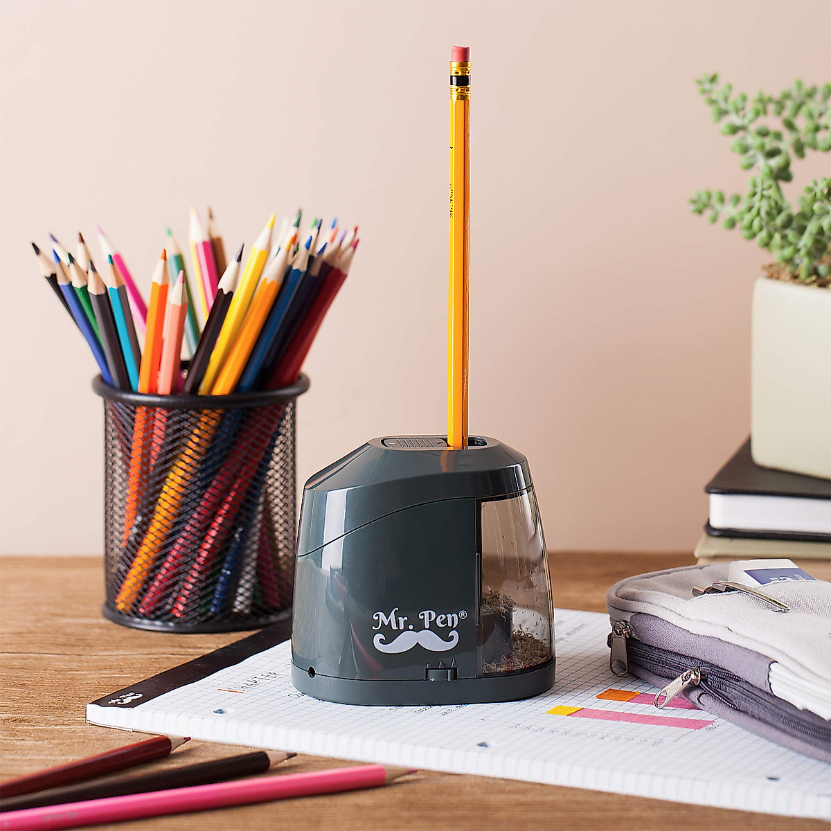 Mr. Pen- Electric Pencil Sharpener, Pencil Sharpener Electric, Electric Sharpener, Electric Sharpener Pencil, Electric Pencil Sharpener for Kids, Automatic Pencil Sharpener, Pencil Sharpeners