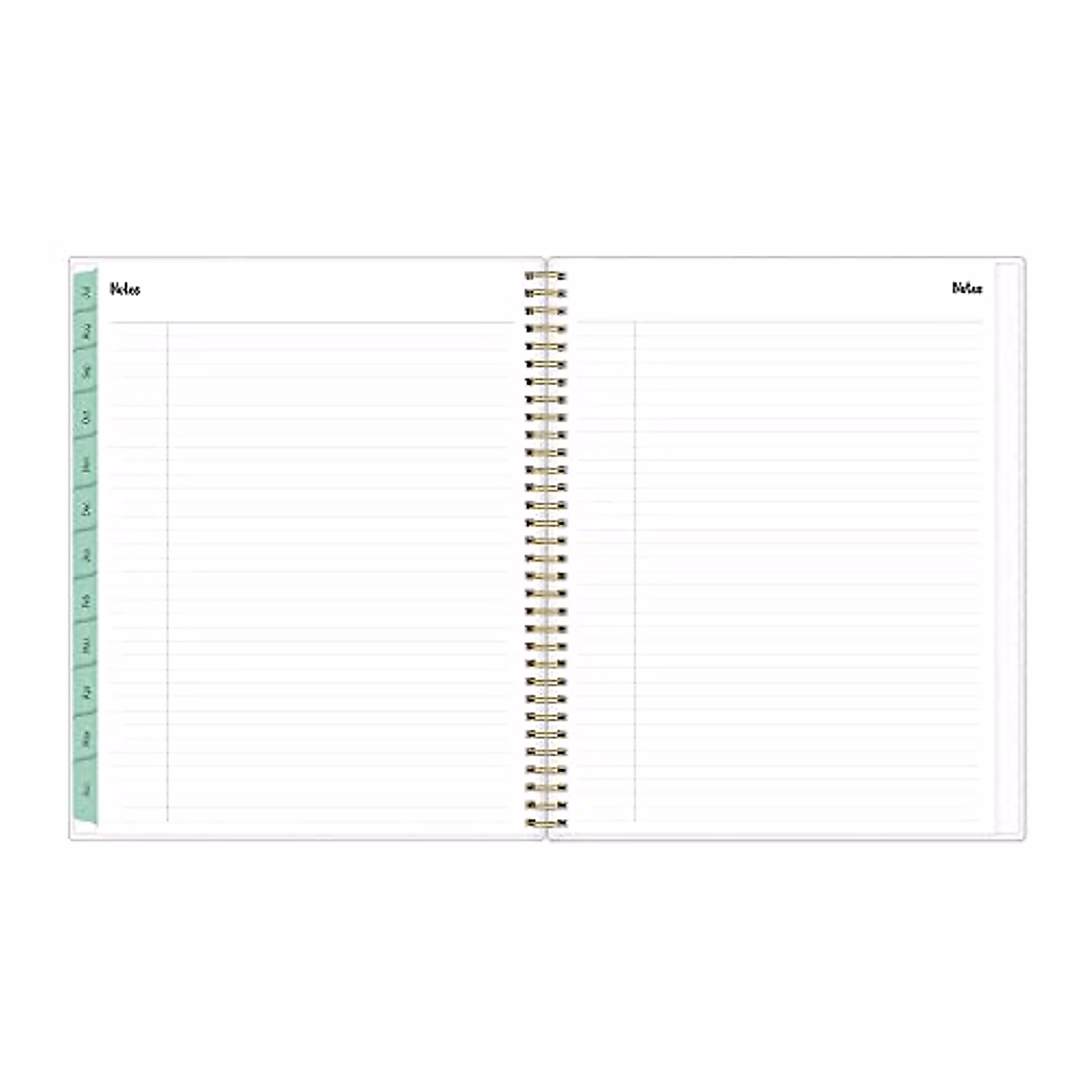 Blue Sky 2023-2024 Academic Year Weekly and Monthly Planner, 8.5" x 11", Frosted Flexible Cover, Wirebound, Laurel (144723)