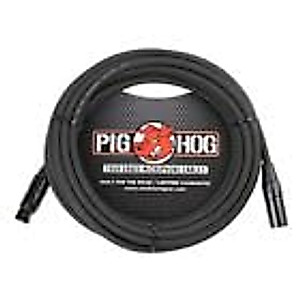 Pig Hog XLR 25 Foot Pack Tour Grade Microphone Cables (3-Pack)