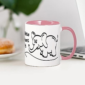 CafePress My White Elephant Gift Signature Mug Mugs Ceramic Coffee Mug, Tea Cup 11 oz
