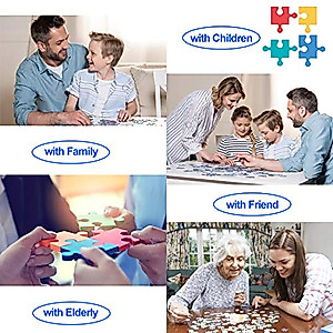 NATGIFT Jigsaw Puzzle Beach Cats Beachcombers 1000 Piece 27.5''(L) x 19.6''(W) Children's Gift Large Puzzle Game Artwork for Adults Teens