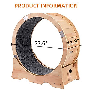 Cat Wheel, Cat Treadmill, Exercise Wheel, Cute Cat Furniture, Pet Toy, Cat Toy, Cats Loss Weight Device (Medium)