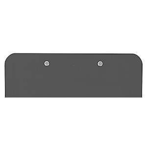Trade Quest Plastic Clipboard Opaque Color Letter Size Low Profile Clip (Pack of 6) (Gray)
