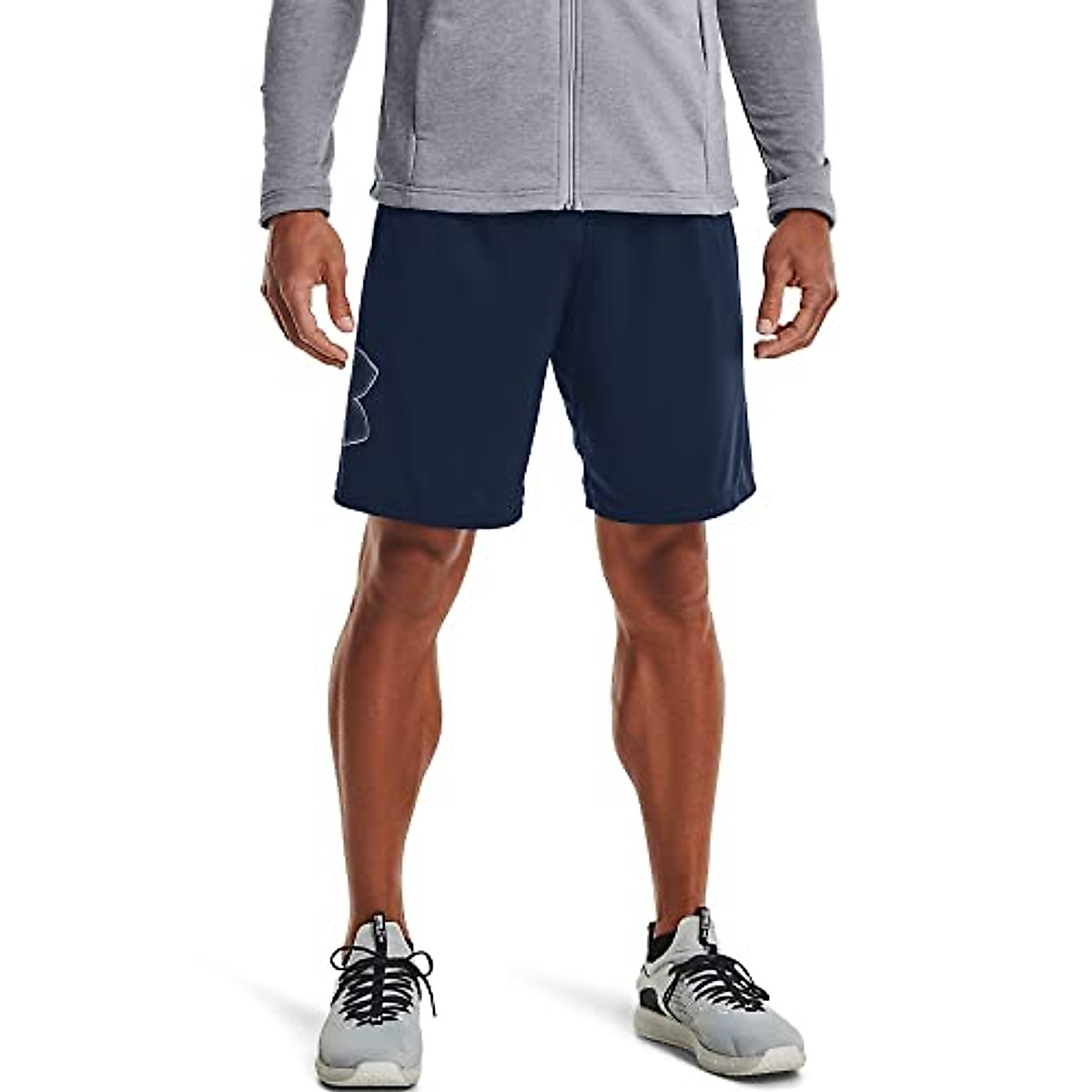 Under Armour mens Tech Graphic Shorts , Academy Blue (409)/Steel , X-Large Tall