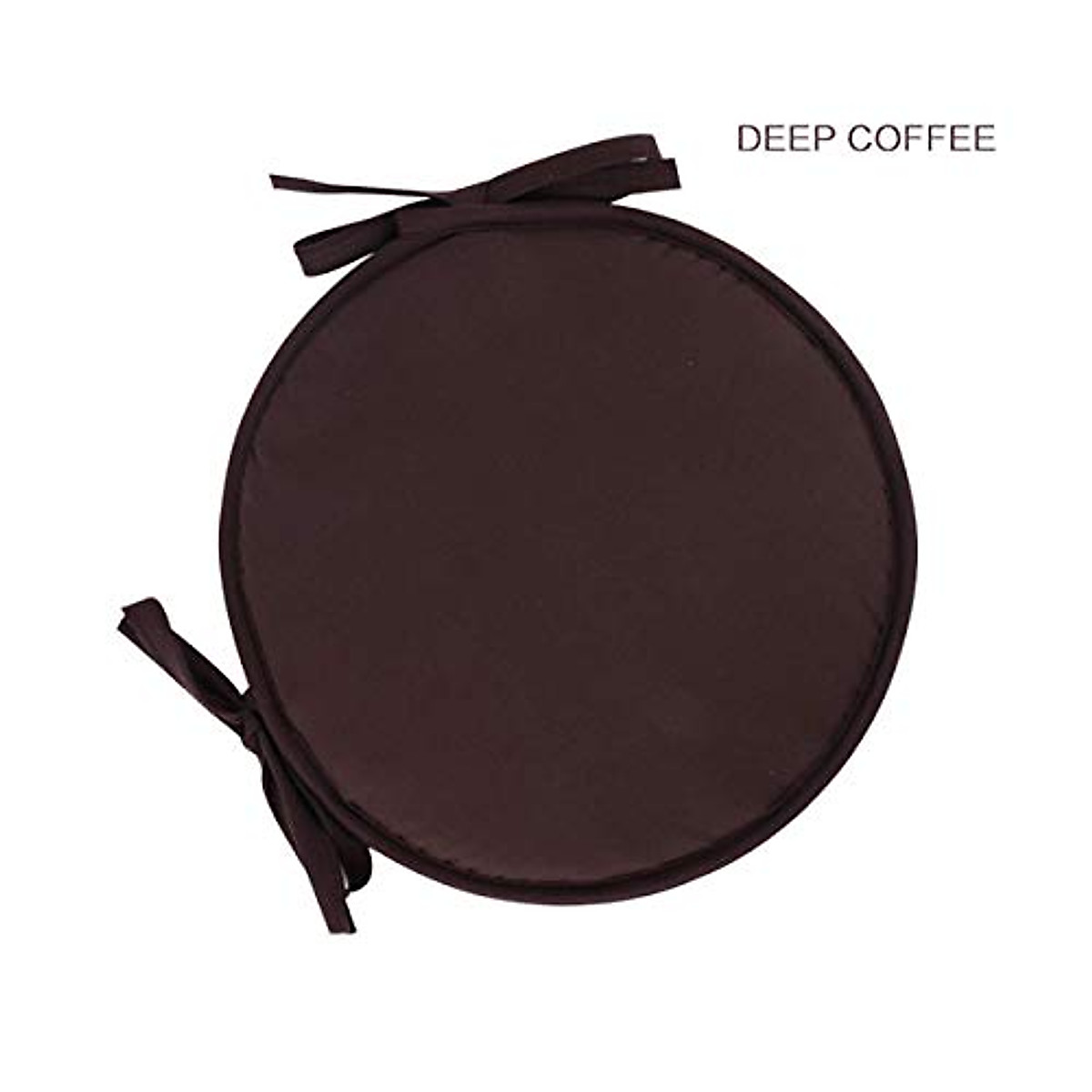 YITAQI Seat Pads Chair Cushion Cover Round Multicolor Garden Patio Home Kitchen Office Chair Indoor Outdoor Dining,Round(Deep Coffee 30x30cm)
