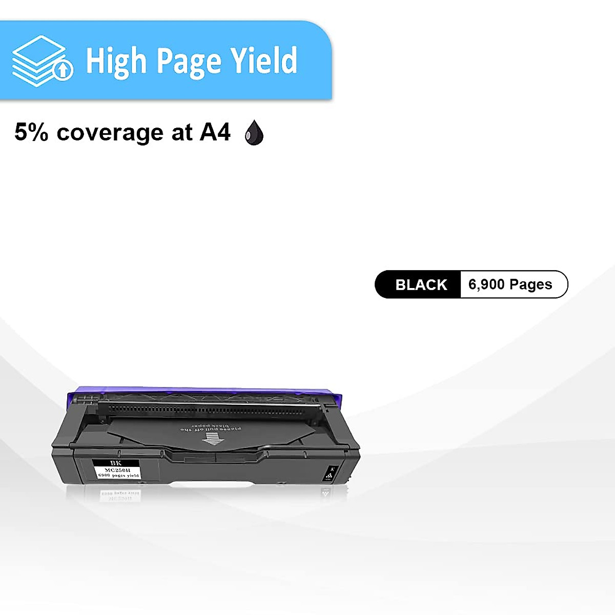 LAIPENG Compatible Toner Cartridge Black for Ricoh M C250FWB P C301W Printers High Capacity 6,900 pages (Black x 1)