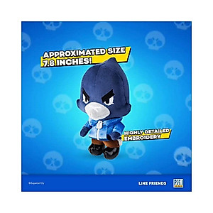 Brawl Stars Plush Buddies | 7-Inch-Tall Collectibles | Brawl Stars Plush Toy Doll | Crow Plush| Brawl Stars Licensed Toy Plush