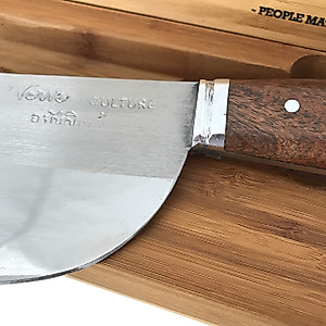 Verve Culture Artisan Stainless Steel Thai Chef's Knife #1 - Authentic Hand Crafted in Thailand