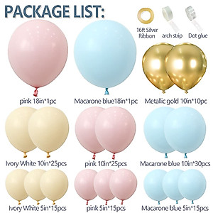 Gender Reveal Balloon Arch Pink And Blue Garland Kit For Boy Or Girl Pastel Party Decoration Baby Birthday