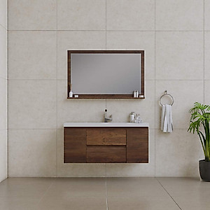 Alya Bath Paterno Bathroom Vanity, White