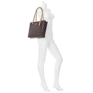 GUESS Noelle Noel Tote, Brown Logo