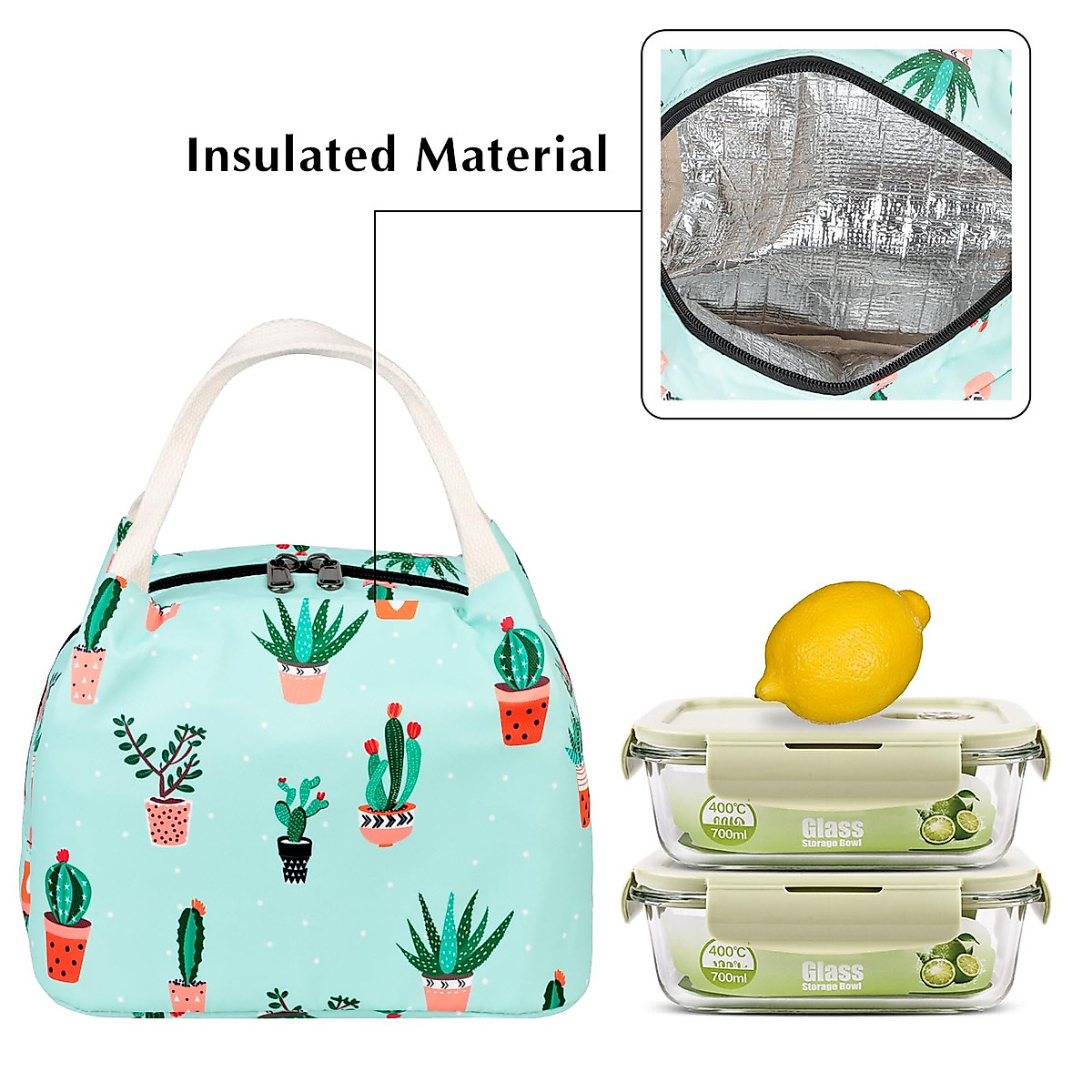 DUAGLAGT Girls Backpack for Kids Schoolbags - Cute Unicorn Backpack for Women Lightweight Daypack Teens Girls Bookbag Set with Lunch Box & Pencil Case (Black)