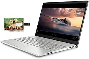 HP Pavilion 15 Business Laptop Computer, 10th Gen Intel Core i5-1035G1, 15.6" HD IPS Touchscreen, 16GB RAM, 1TB SSD, Win 10 Pro, Wi-Fi 5, Bluetooth 5, Webcam, B&O Audio, HDMI | 32GB usb card