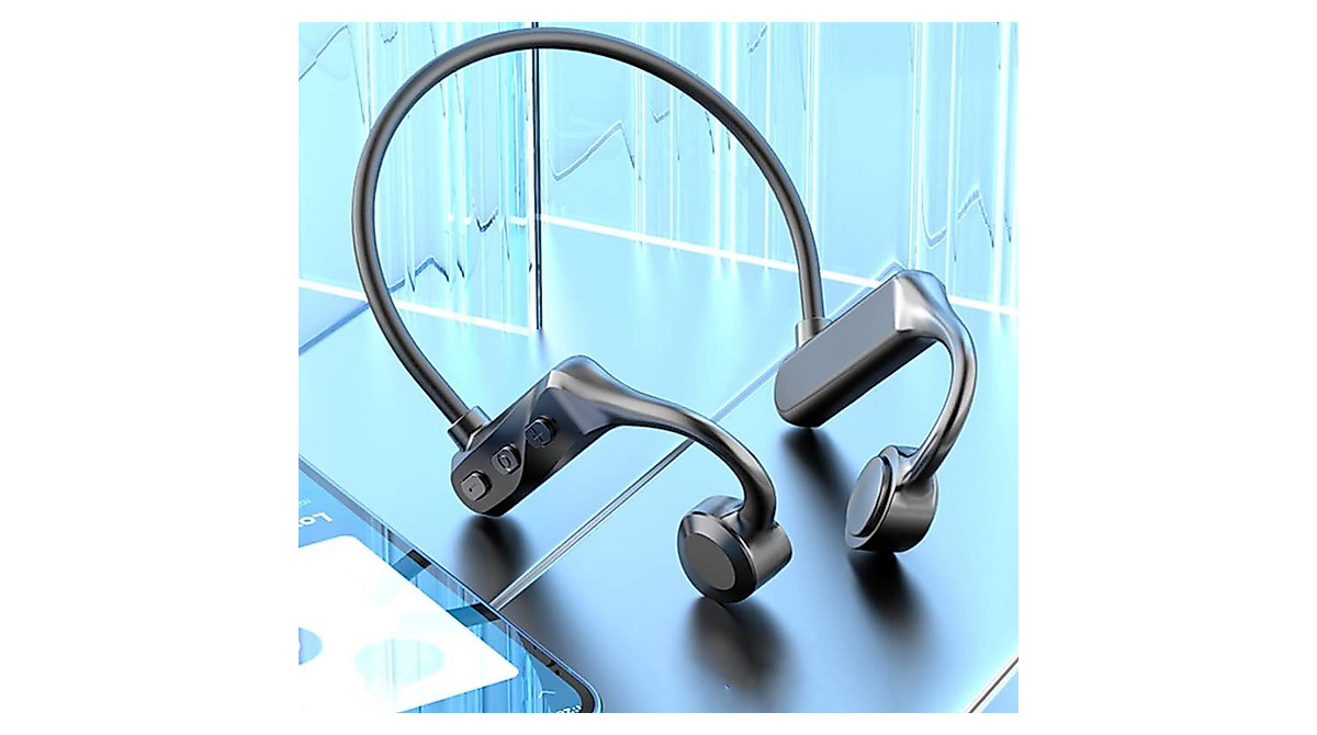 True Bone Conduction Bluetooth Headset - Waterproof & Lightweight