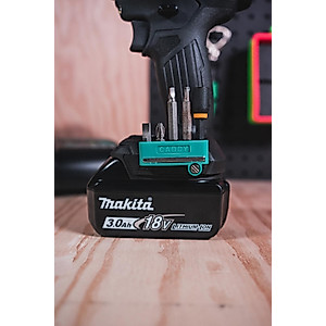 Caddy Fits Makita | 2-Pack | Magnetic Drill Bit Holder - Cordless Tools, Impact Drivers, Cordless Drill - Fits Both Left and Right Side of Driver - Hold 5 Bits Easily