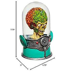 Spirit Halloween Mars Attacks Martian Snow Globe | Officially Licensed | Halloween Décor | Indoor Decor