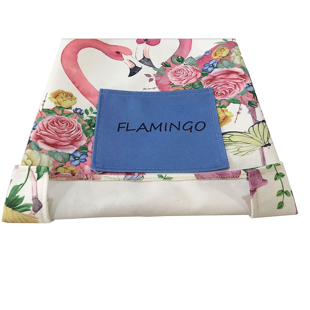 Aprons Mother Daughter Matching Animal Pink Flamingo Print Cotton Blend Cute Lovely Kitchen Mommy and Me for Women and Kids Children