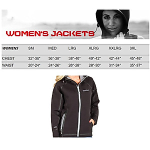 STORMR Women's Standard Typhoon Neoprene Waterproof Windproof Warm Fleece Foul Weather Fishing Jacket, Black, XX-Large