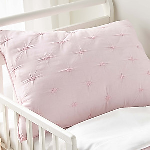 Levtex Bobbi Toddler Set- Kids Bedding, Pink,Teal,Lavender, Stripes - Reversible Quilt