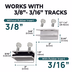 Shop Square Window Locks, 4 Pack Aluminum Thumb Turn Window Lock, Secure Sliding Windows & Doors, No-Drill Install, Child Proof, Indoor Outdoor, Requires 28-36mm Clearance