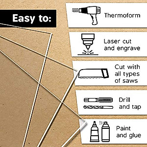 KLEARSTAND 2 Sheets of 12" x 24" x 0.09" (2.286mm Thick) Clear Plexiglass, Highly Versatile, Light Weight and High Impact Strength, Made in USA