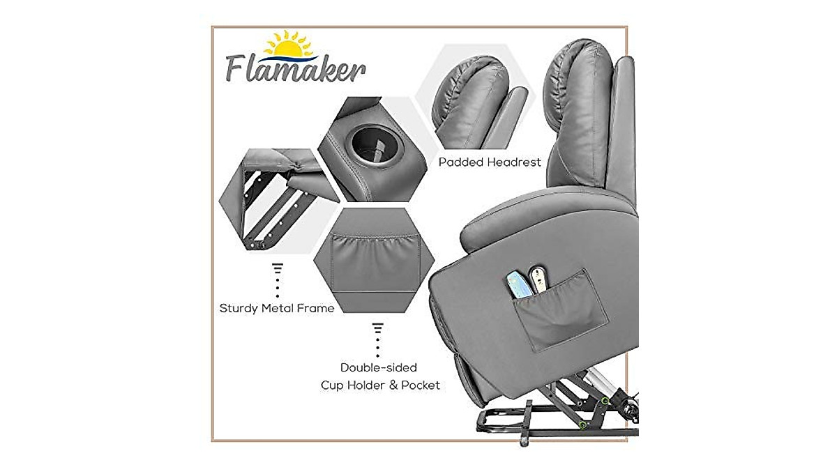 Flamaker Power Lift Recliner Chair - Comfortable & Stylish