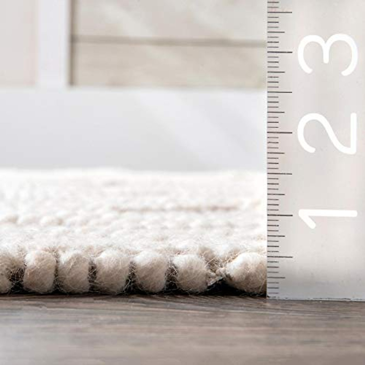 nuLOOM Natti Contemporary Trellis Area Rug, 7' 6" x 9' 6", Beige