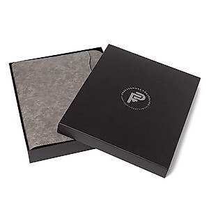 Forevermore Portfolios Padfolio Binder - Professional Faux Leather Travel Organizer Pouch for Tablet, Documents, Presentation Folders, Zipper Closure, Detachable 3-Ring Notepad - Gray