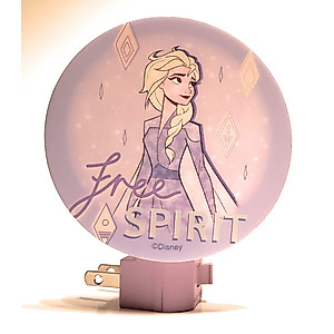 Disney Frozen Licensed Character LED Nightlight - Elsa Free Spirit Edition